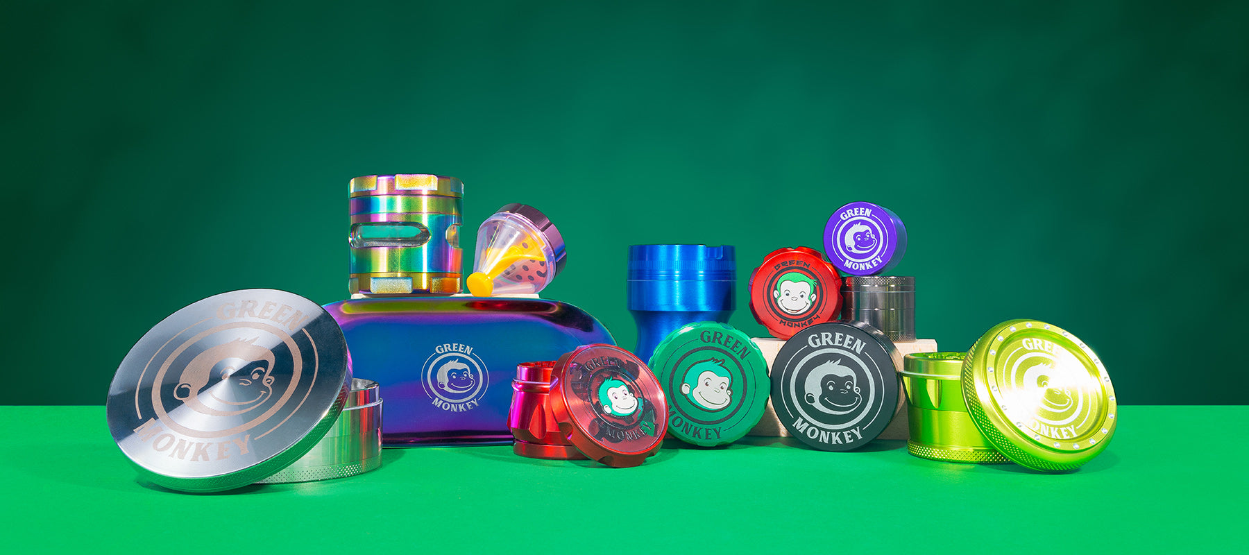 Green Monkey Grinders - Premium Herb Grinders - Best Grinders
